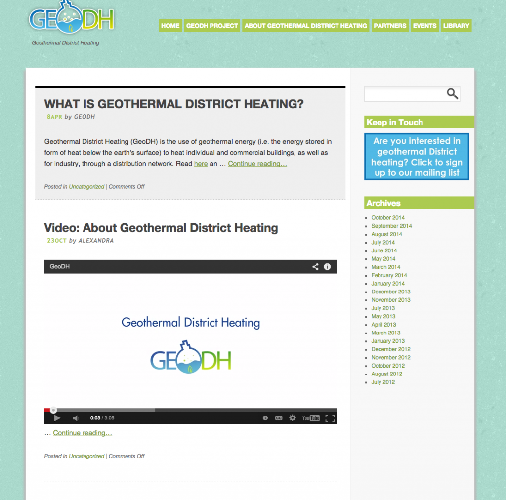 What is Geothermal District Heating - An introduction | ThinkGeoEnergy ...