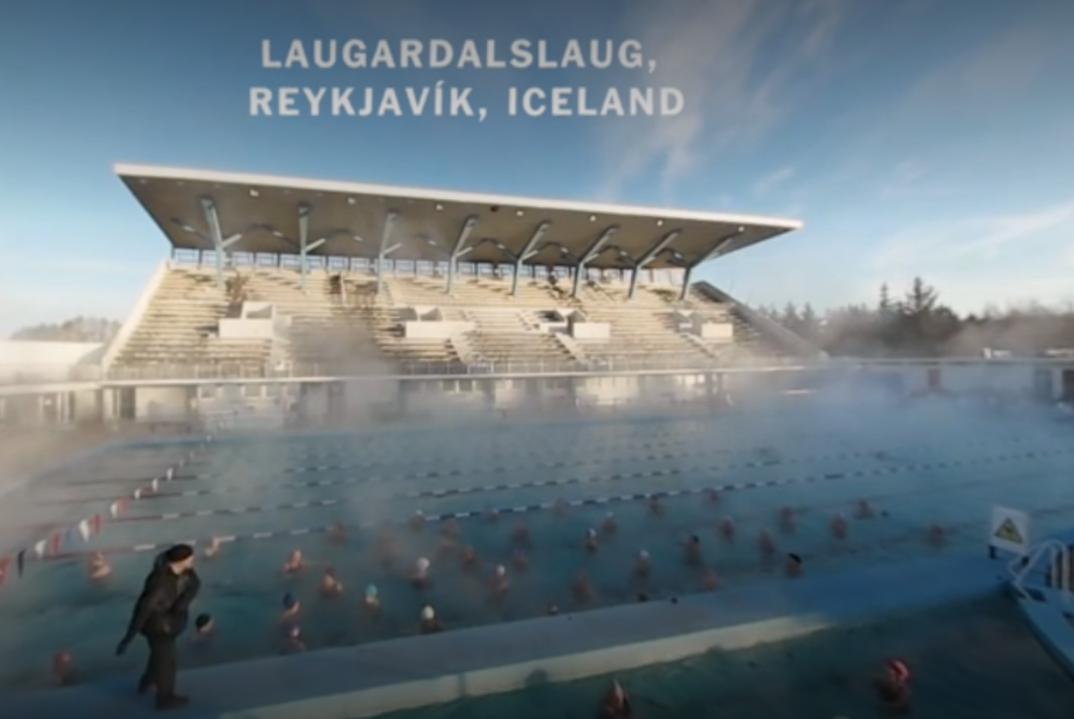 NYT video highlighting the centrol role of geothermal pools in Iceland ...