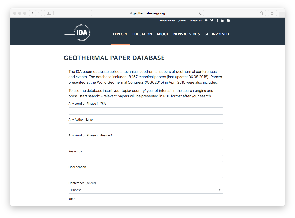 International Geothermal Association updates its geothermal paper ...