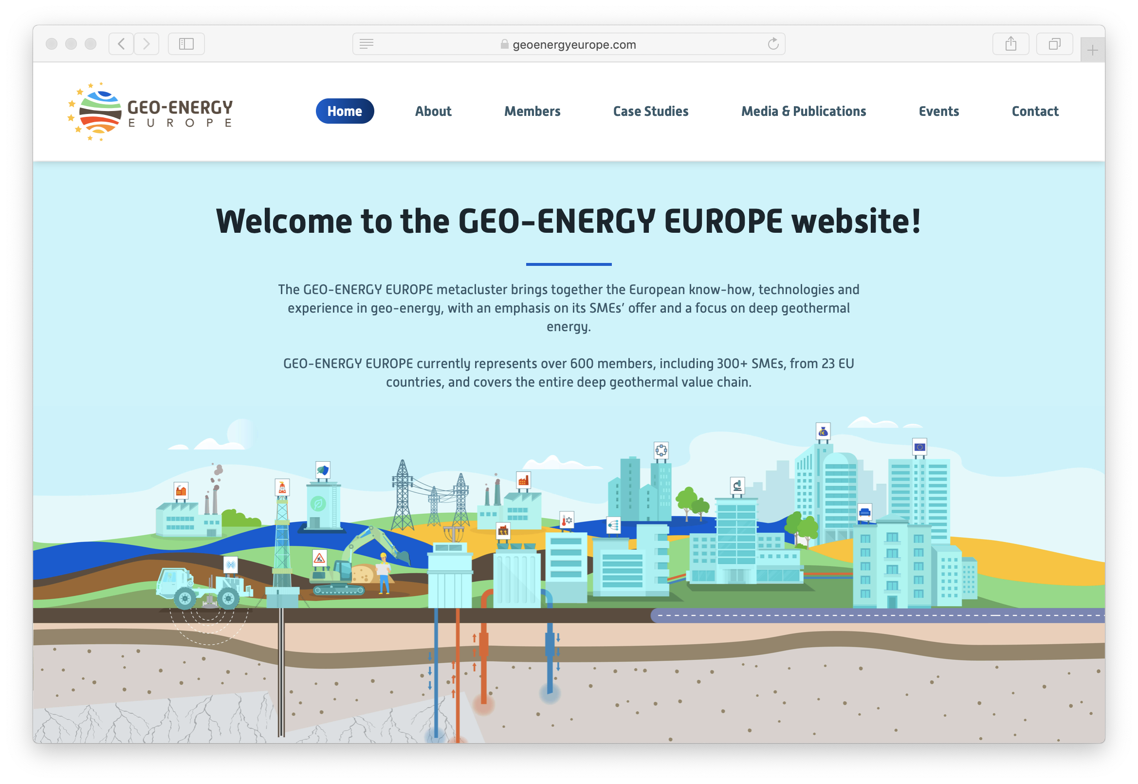Geo-Energy Europe metacluster launches new website | ThinkGeoEnergy ...