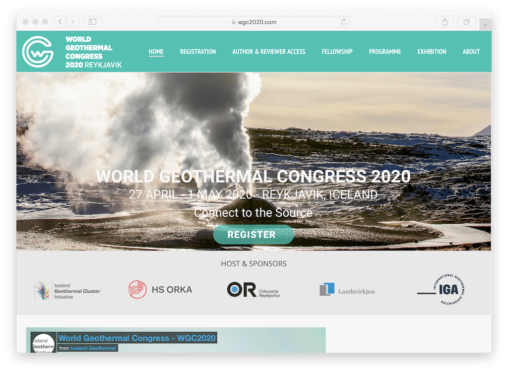 Registration opened for World Geothermal Congress 2020, Iceland | ThinkGeoEnergy - Geothermal ...