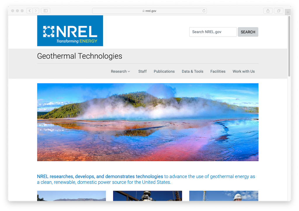 NREL on how its analysis work can help impact geothermal development ...