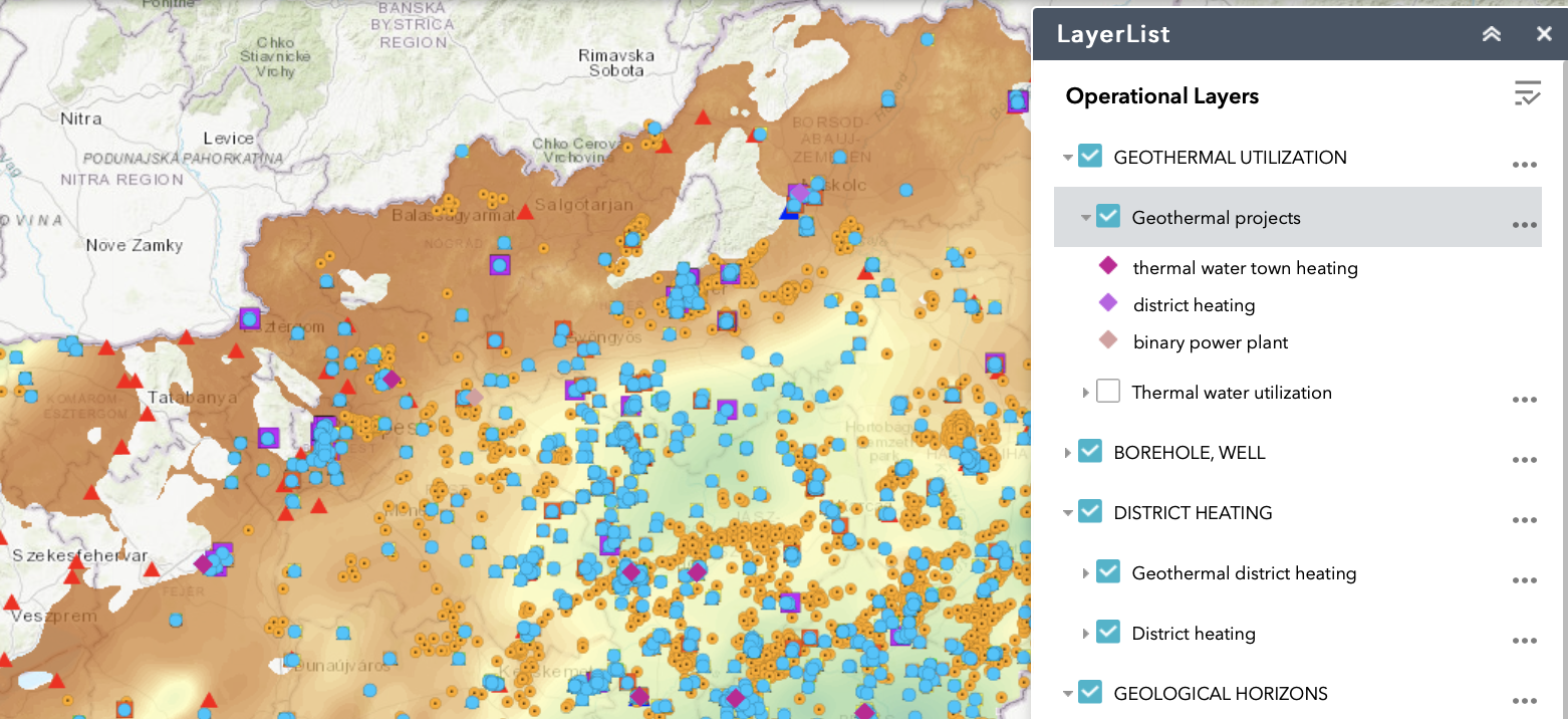 Hungary’s interactive geothermal information platform