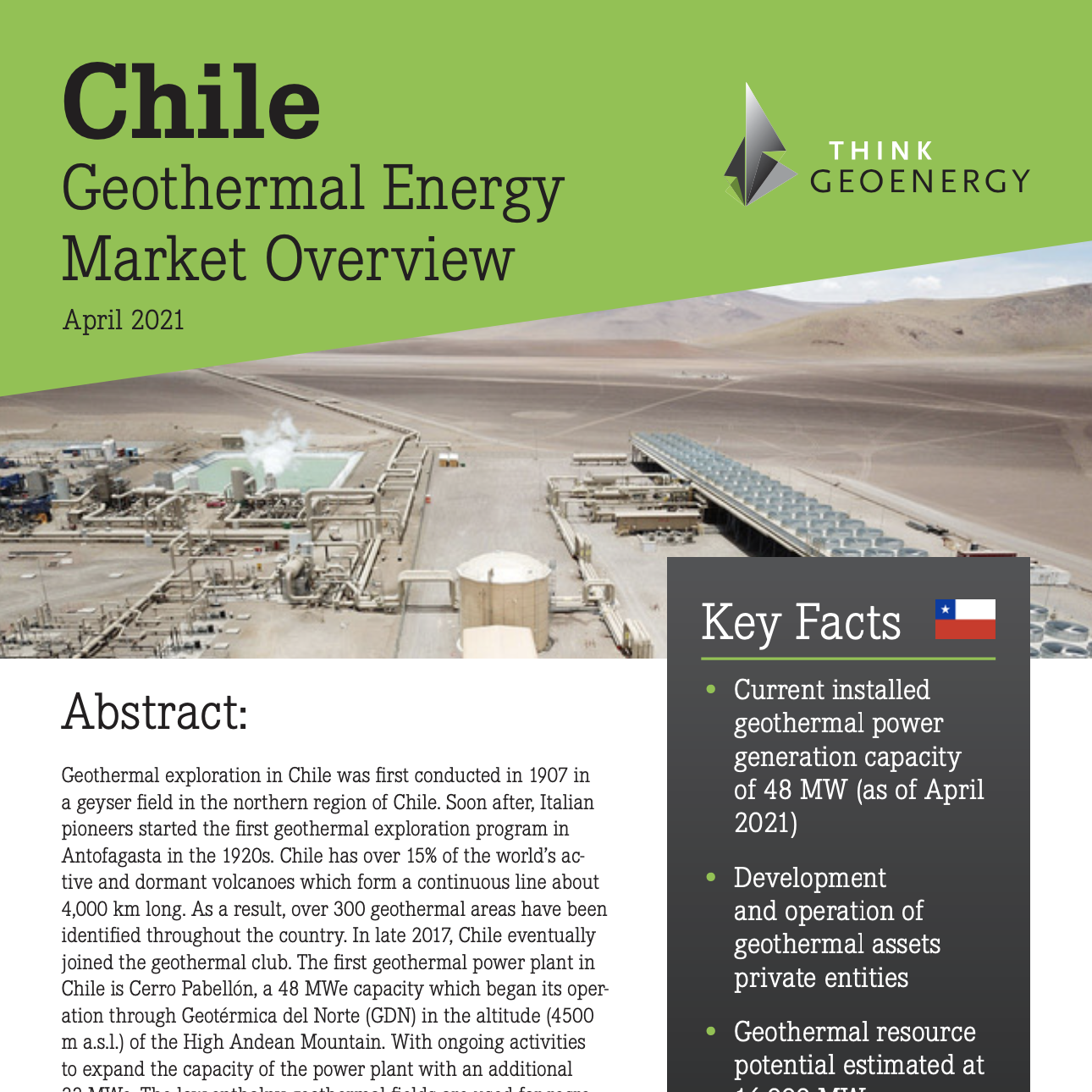 Chile | ThinkGeoEnergy - Geothermal News & Insights