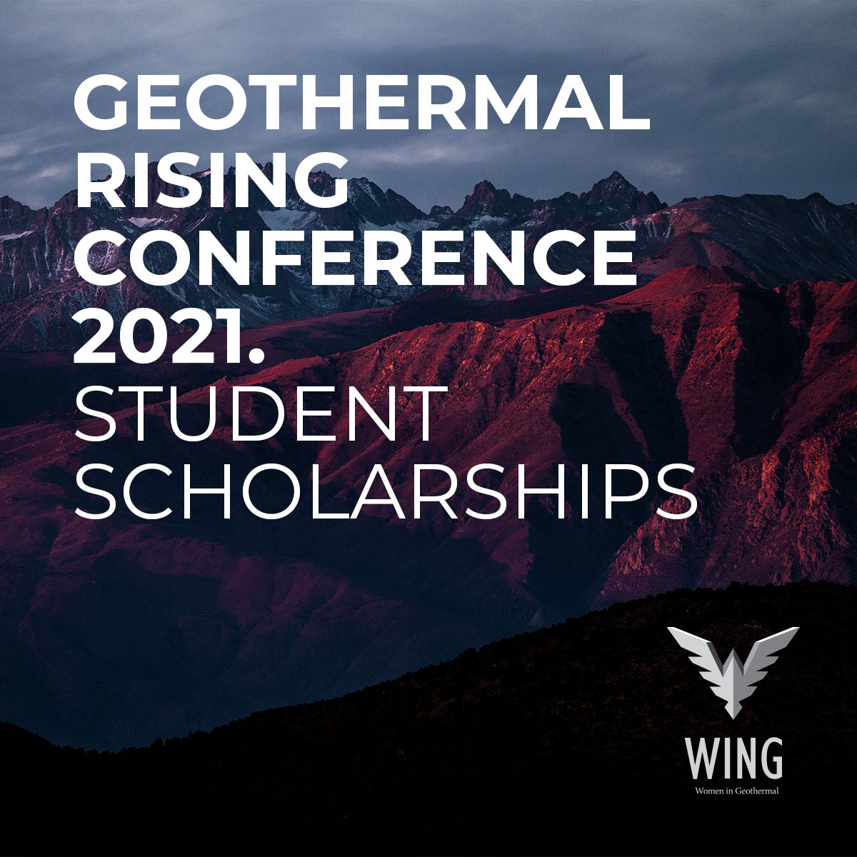 WING student scholarships – Geothermal Rising Conference 2021