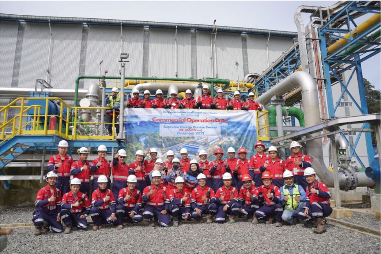 Official start of 98 MW Rantau Dedap geothermal plant, Indonesia