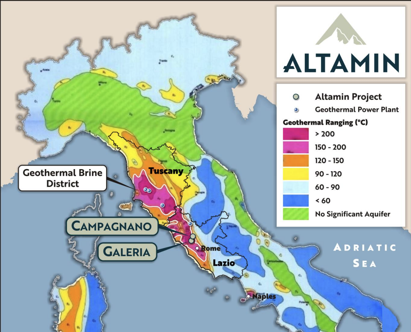 Geothermal Power Plant Map