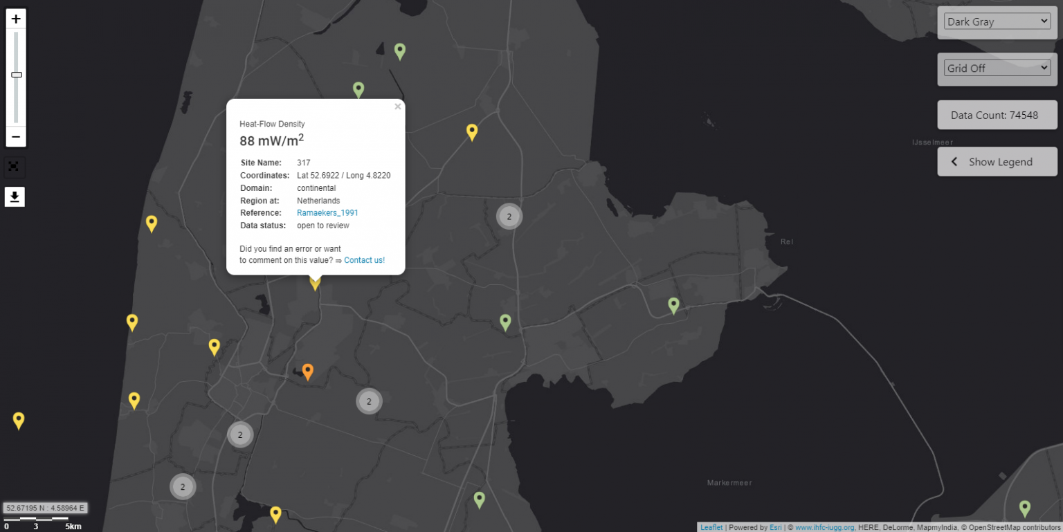 2023 release of Global Heat Flow Database published