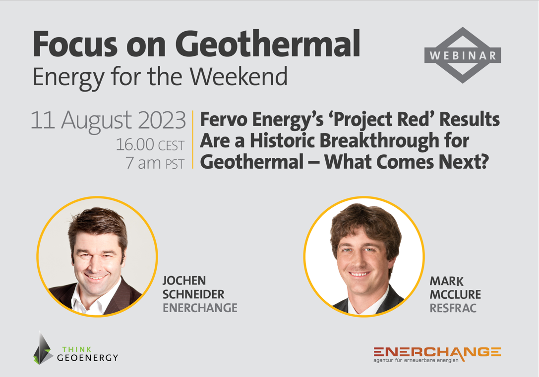 Webinar – Fervo Energy Project Results, historic breakthrough for ...