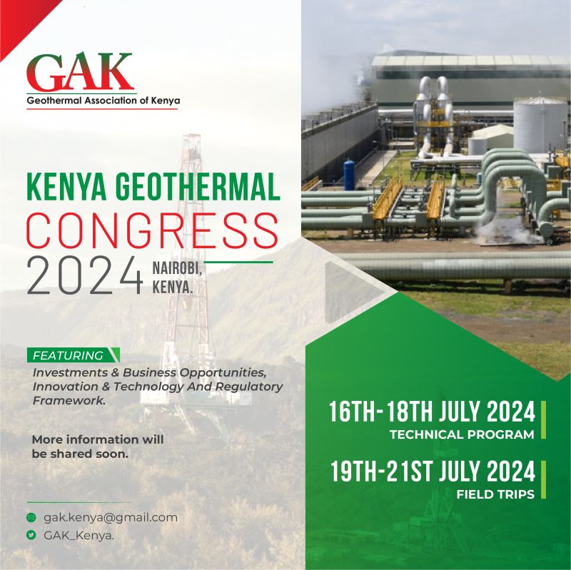 Call for abstracts – Kenya Geothermal Congress 2024