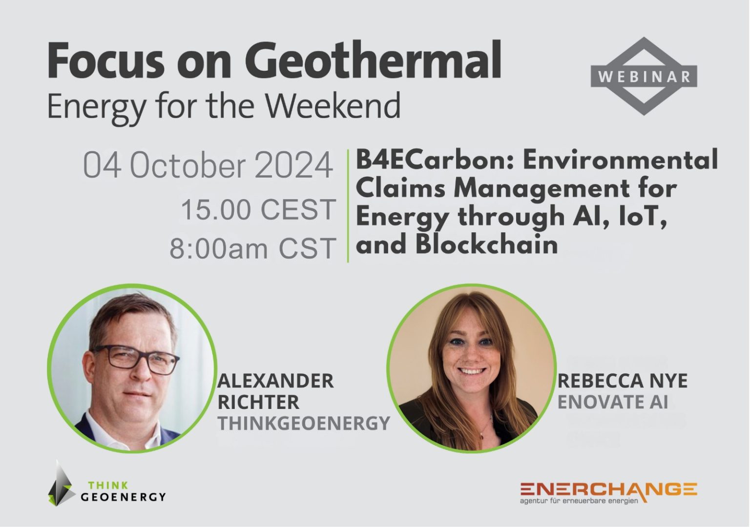 Webinar | ThinkGeoEnergy - Geothermal News & Insights