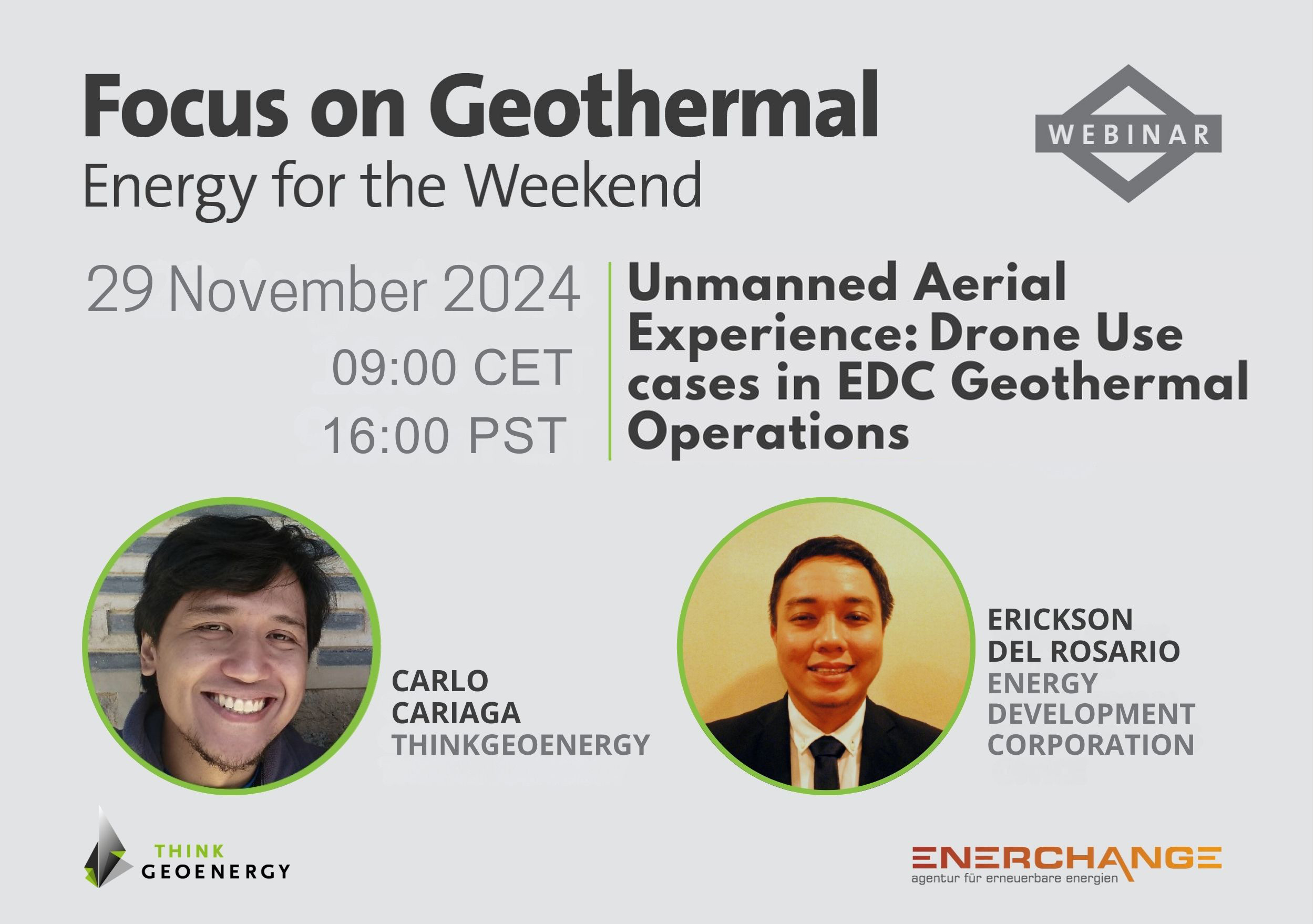 Webinar – Use cases for drones in EDC geothermal operations, 29 ...