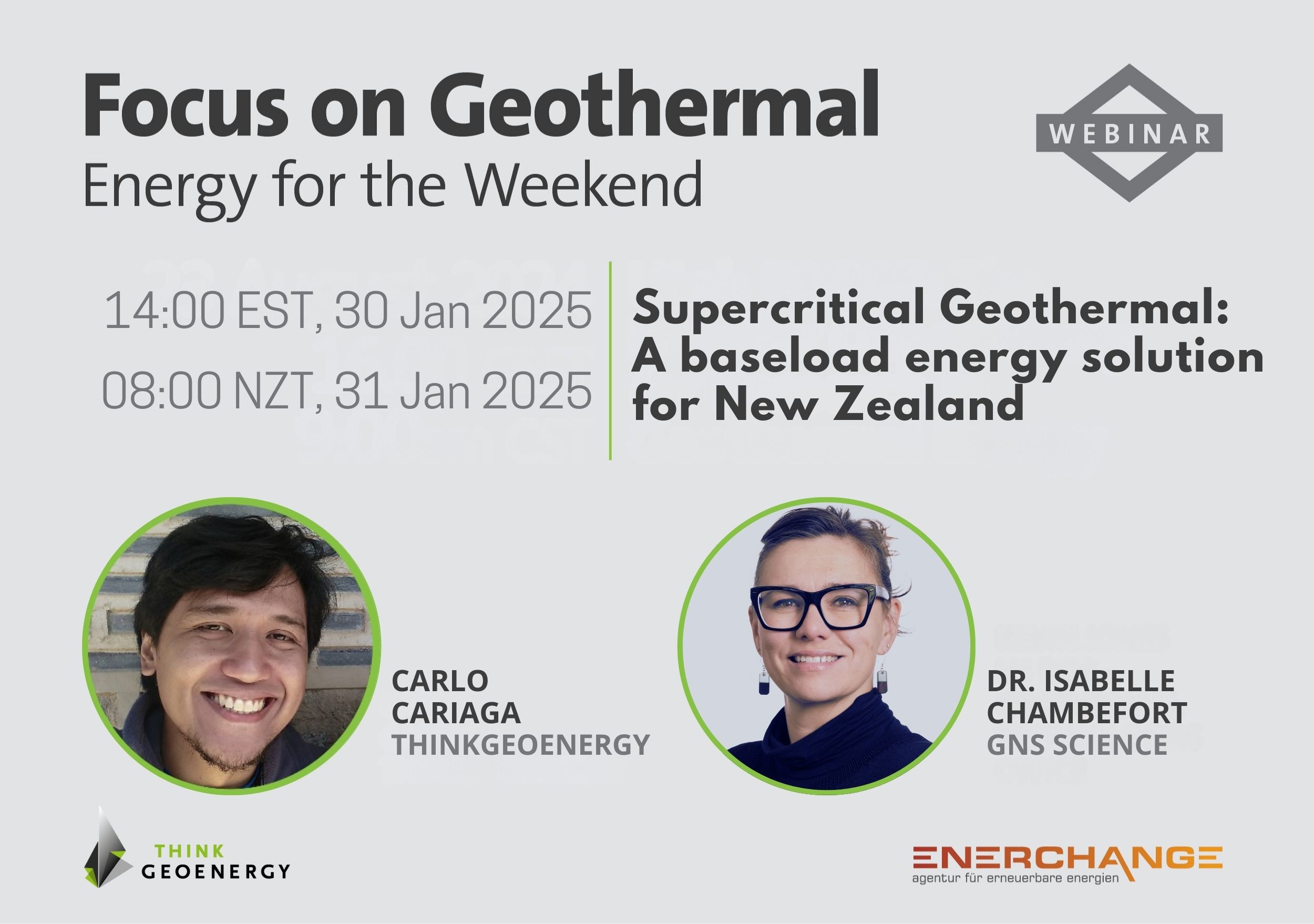 Webinar – Supercritical geothermal as baseload energy in New Zealand ...