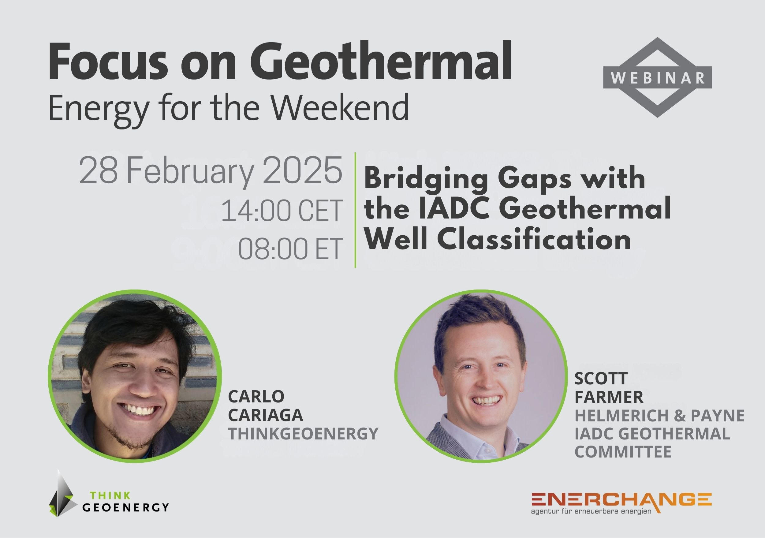 Webinar – Bridging gaps with the IADC Geothermal Well Classification ...