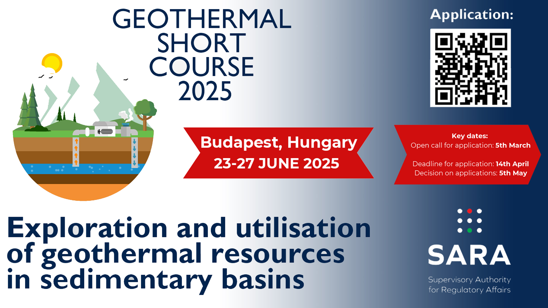 Registration open – Geothermal Short Course, 23-27 June 2025, Budapest, Hungary