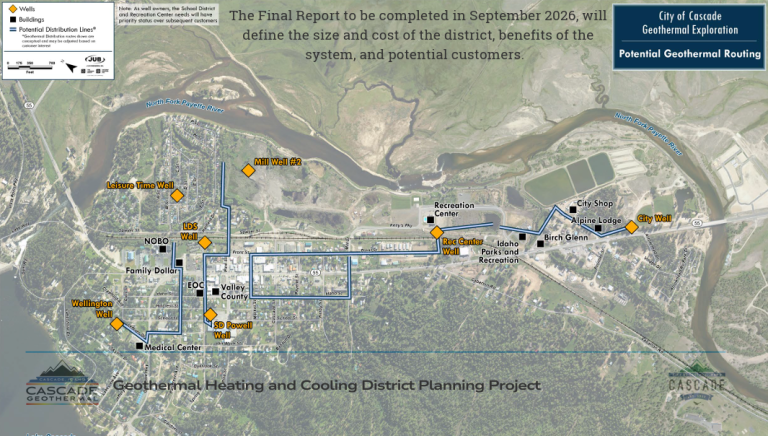 Cascade, Idaho exploring geothermal district heating and cooling