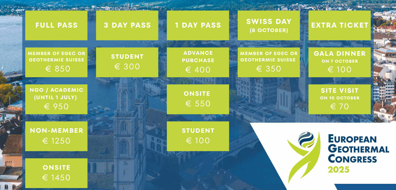 Registration now open for the 2025 European Geothermal Congress