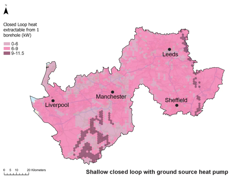 Interactive map highlights the potential of geothermal across the entire UK